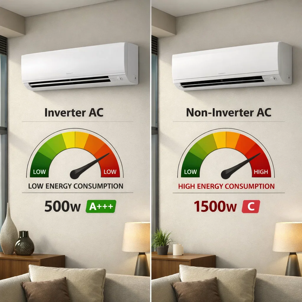 Inverter AC vs Split AC Power Consumption Compared 2026